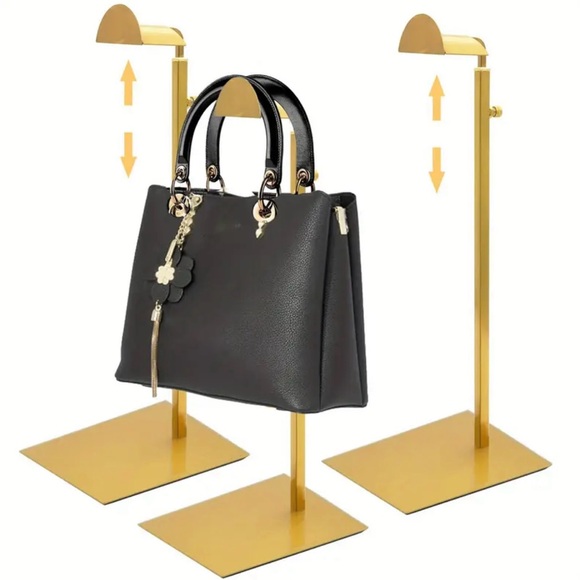 Bags | Goldsilver Handbag Display Stand | Poshmark